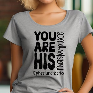 You Are His Masterpiece Png, Ephesians 2 : 10 Christian Wall Art ...