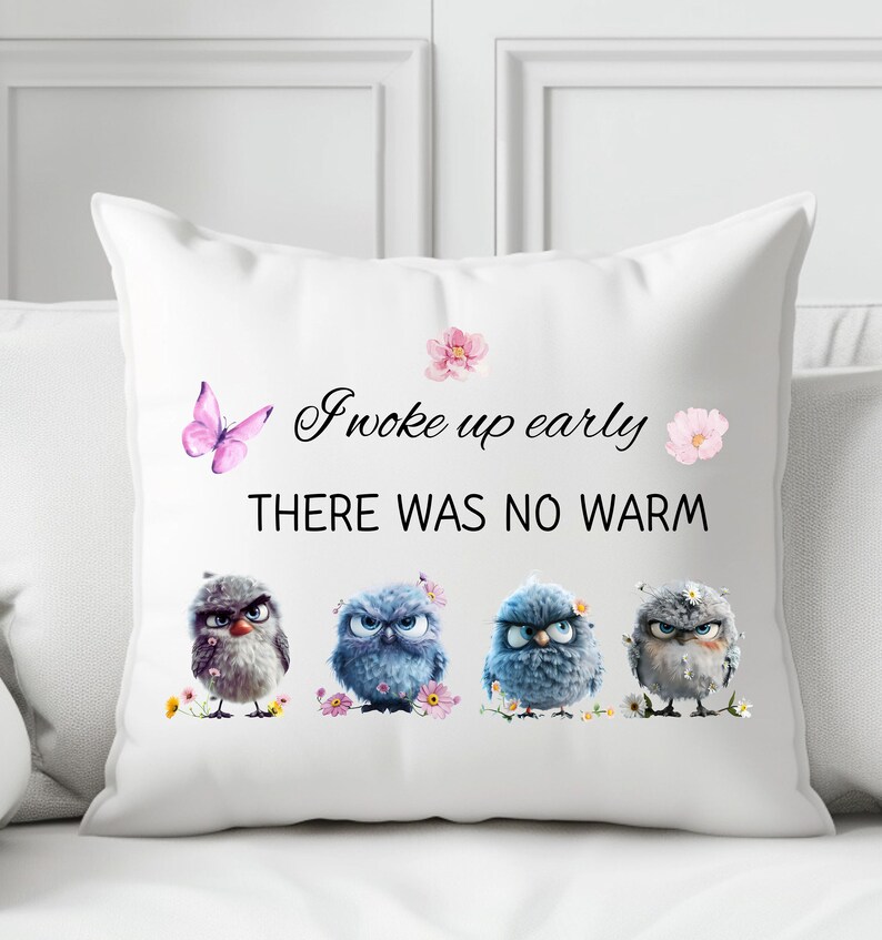 Funny Grumpy Fluffy Birds Clipart Commercial Use L Junk Journal L ...