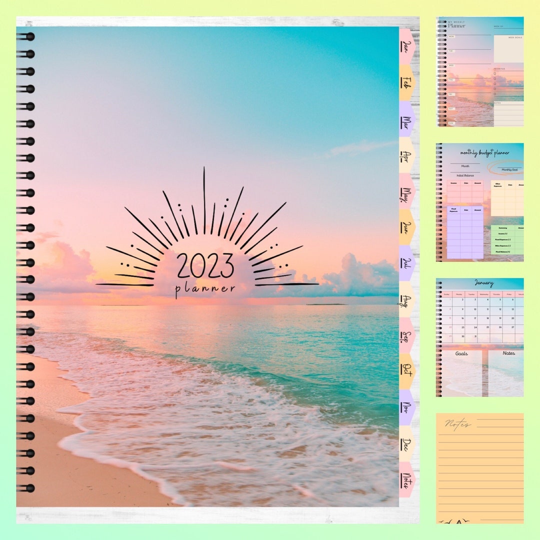 Beach 2023 Planner - Etsy
