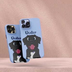 Custom Cartoon Cover, Pet Drawing Phone Case, iPhone 15 Pro Max Case ...