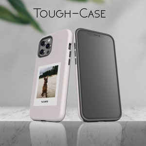 Custom Polaroid Picture Phone Case iPhone 14 13 12 11 Pro Max Mini XS ...