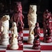 Made to Order – Chess Set, Reynard the Fox Design in a Stone and Aged ...