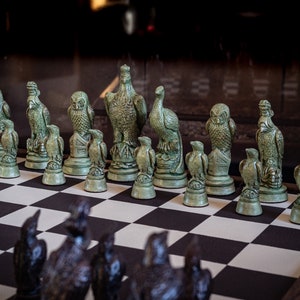 Made to Order – Chess Set, British Birds, Similar to Set in Blade ...