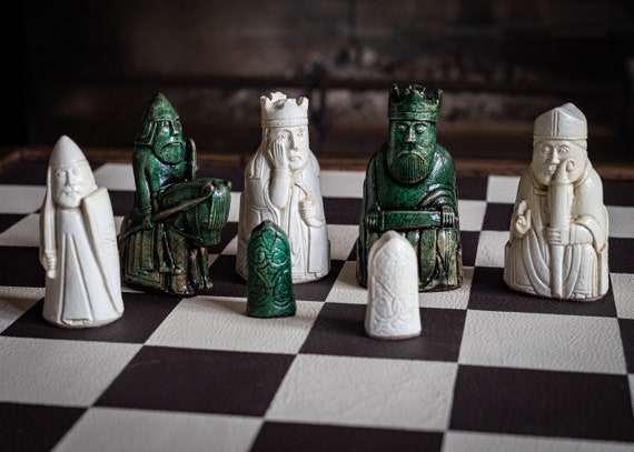 Made to Order Chess Set Lewis No.1 Design in a Stone and - Etsy