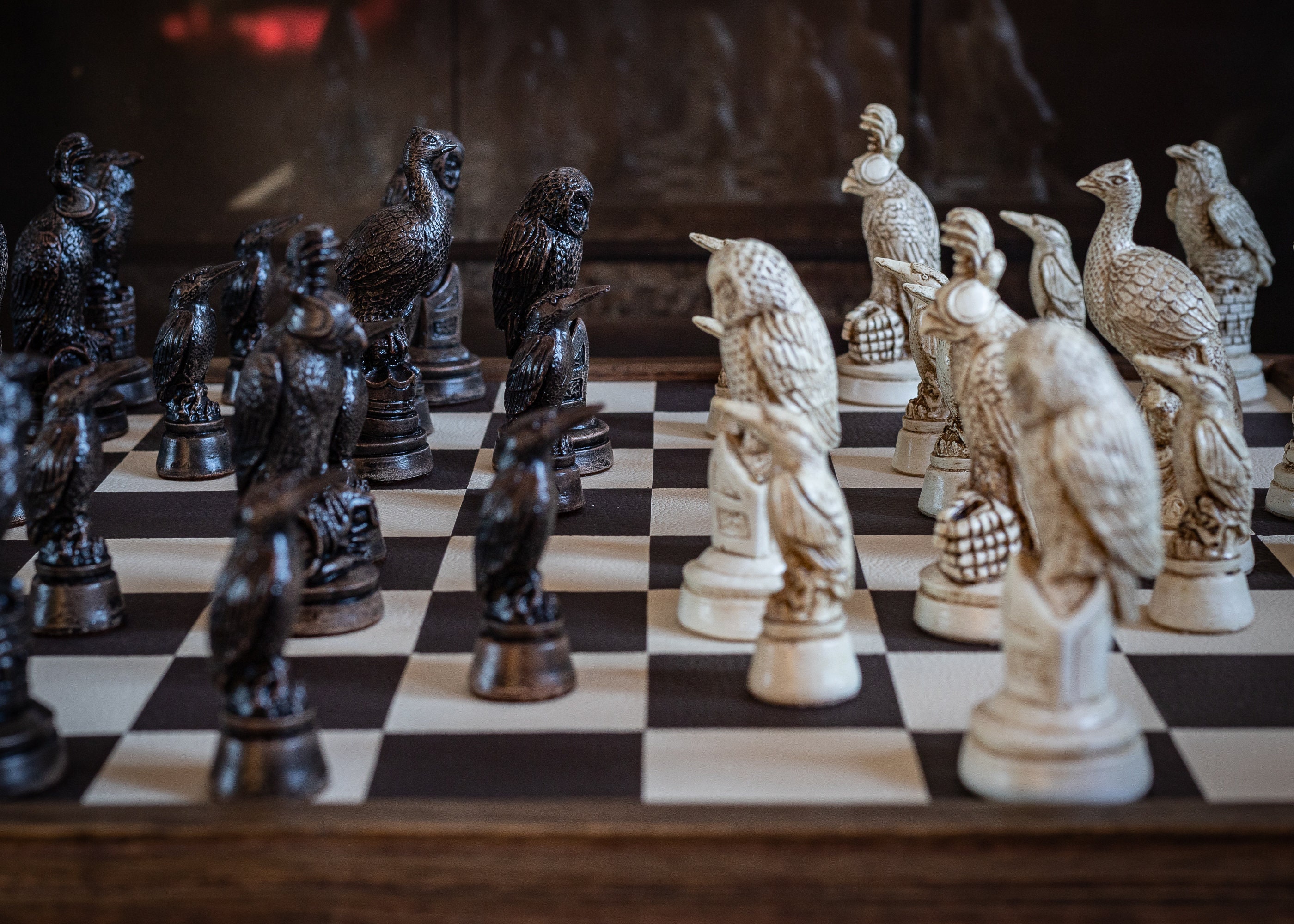 Made to Order – Chess Set, British Birds, Similar to Set in Blade ...