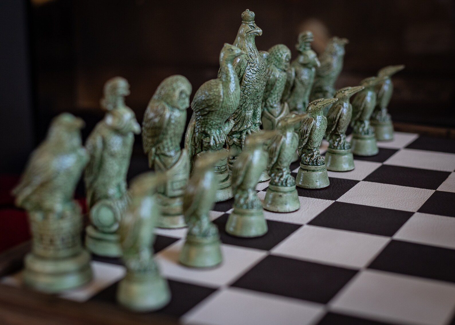 Made to Order - Chess Set, British Birds, Similar to the Set in Blade ...