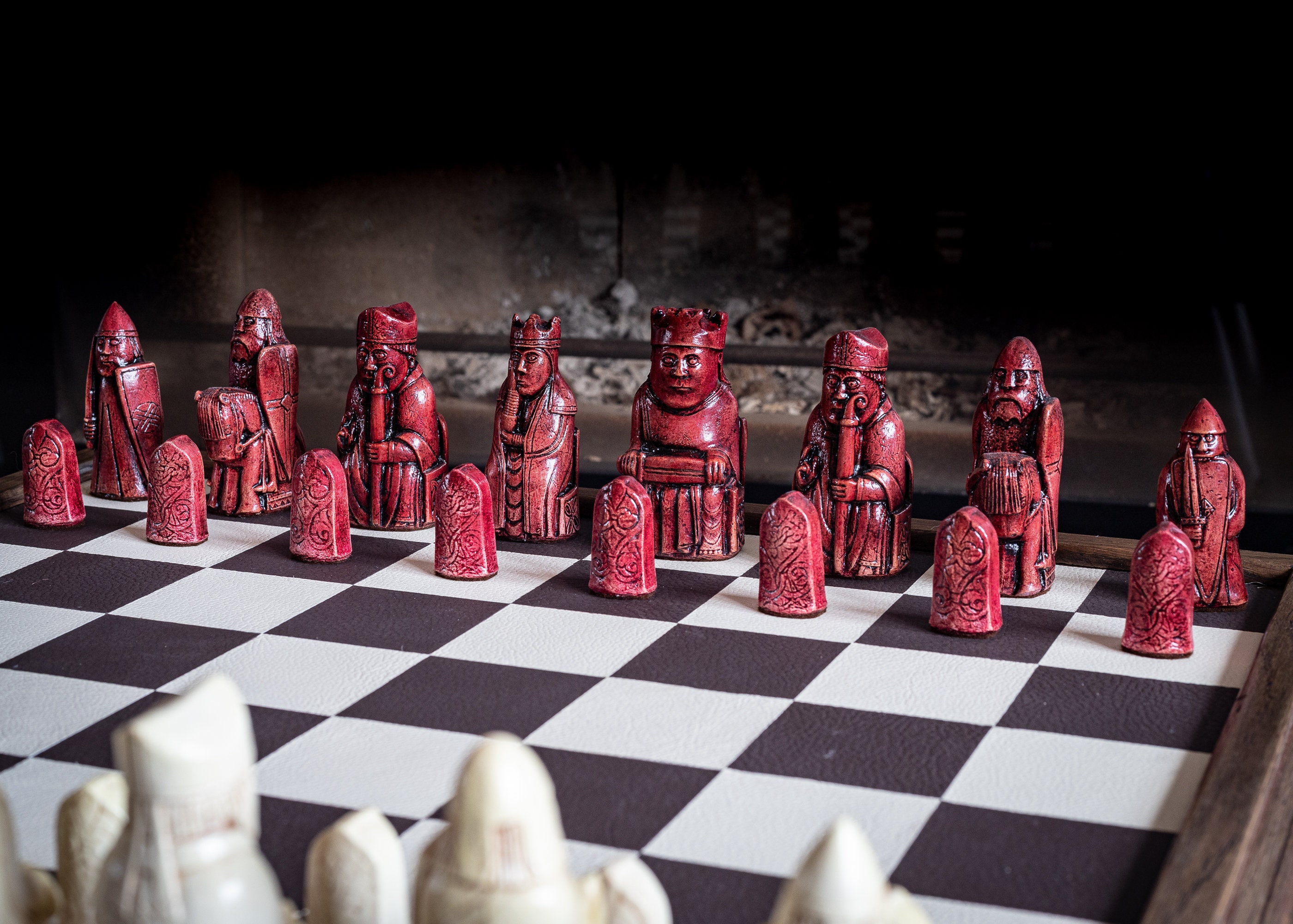 Made to Order Chess Set Lewis No.1 and No.2 Design in an | Etsy UK