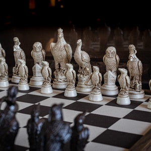 Made to Order – Chess Set, British Birds, Similar to Set in Blade ...