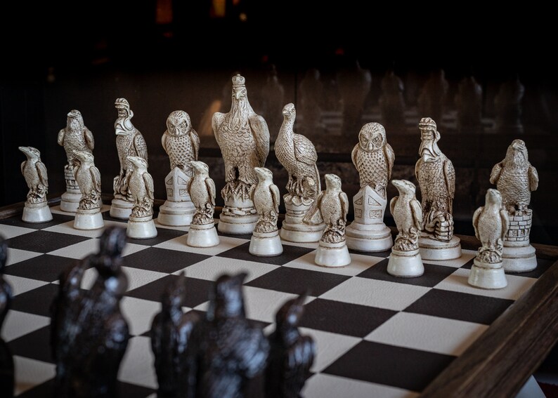 Made to Order – Chess Set, British Birds, Similar to Set in Blade ...
