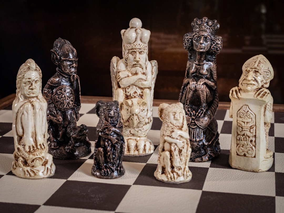 Made to Order - Chess Set, Demon Lords of the Underworld Design in an ...