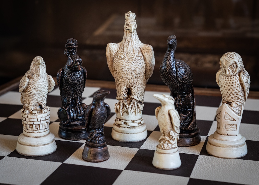 Made to Order – Chess Set, British Birds, Similar to Set in Blade ...