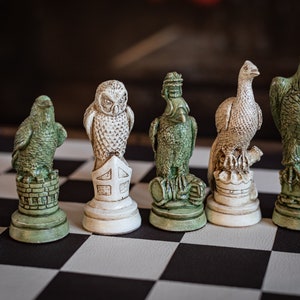 Made to Order - Chess Set, British Birds, Similar to the Set in Blade ...