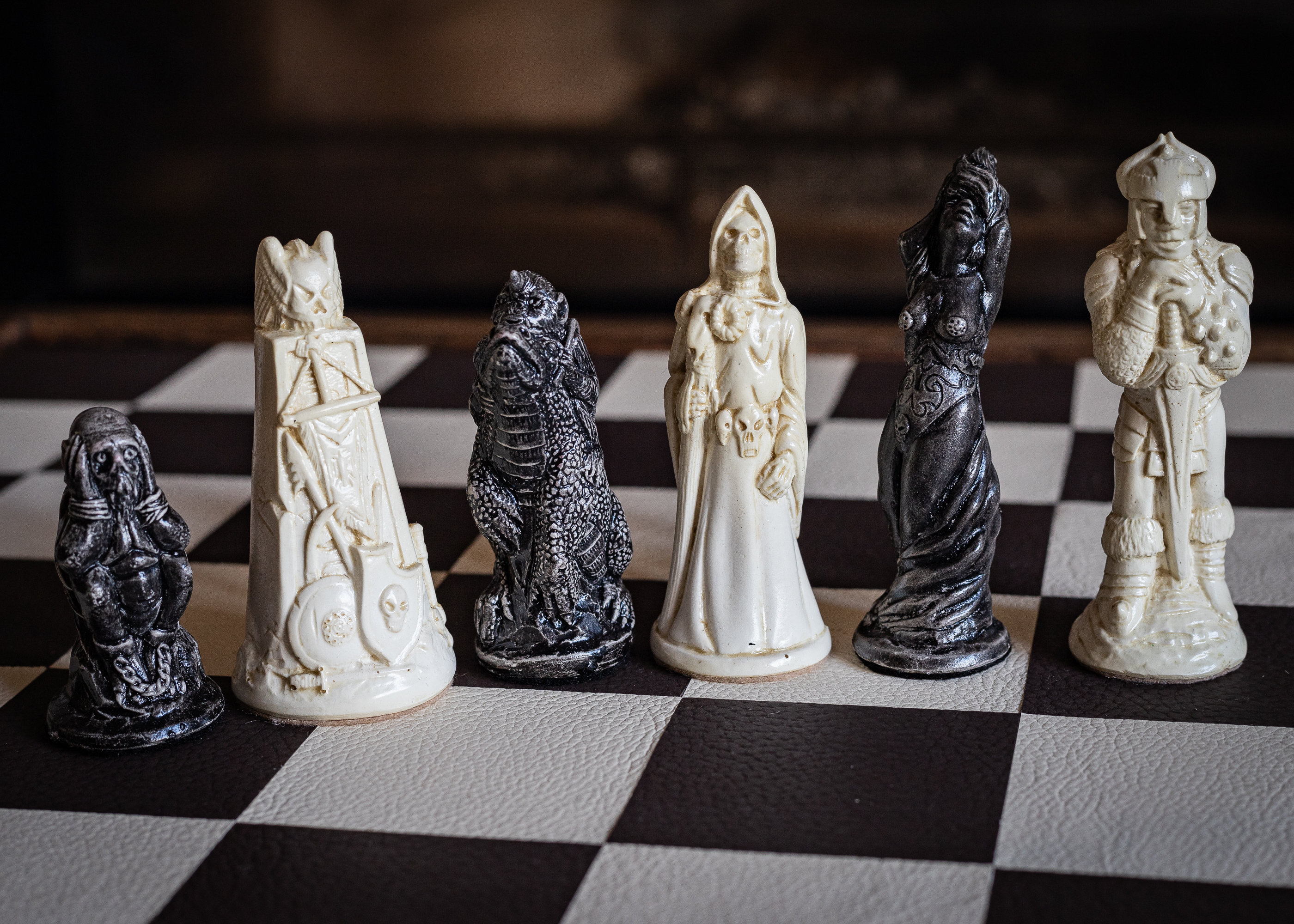 Made to Order Chess Set Fantasy Warlord Design in a Stone - Etsy