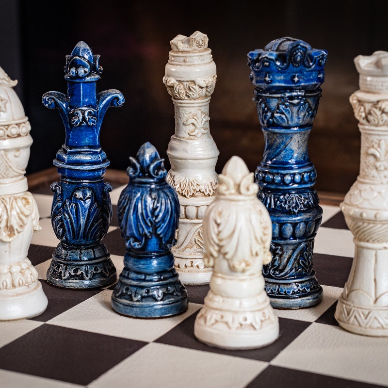 Stone Chess Set - Etsy