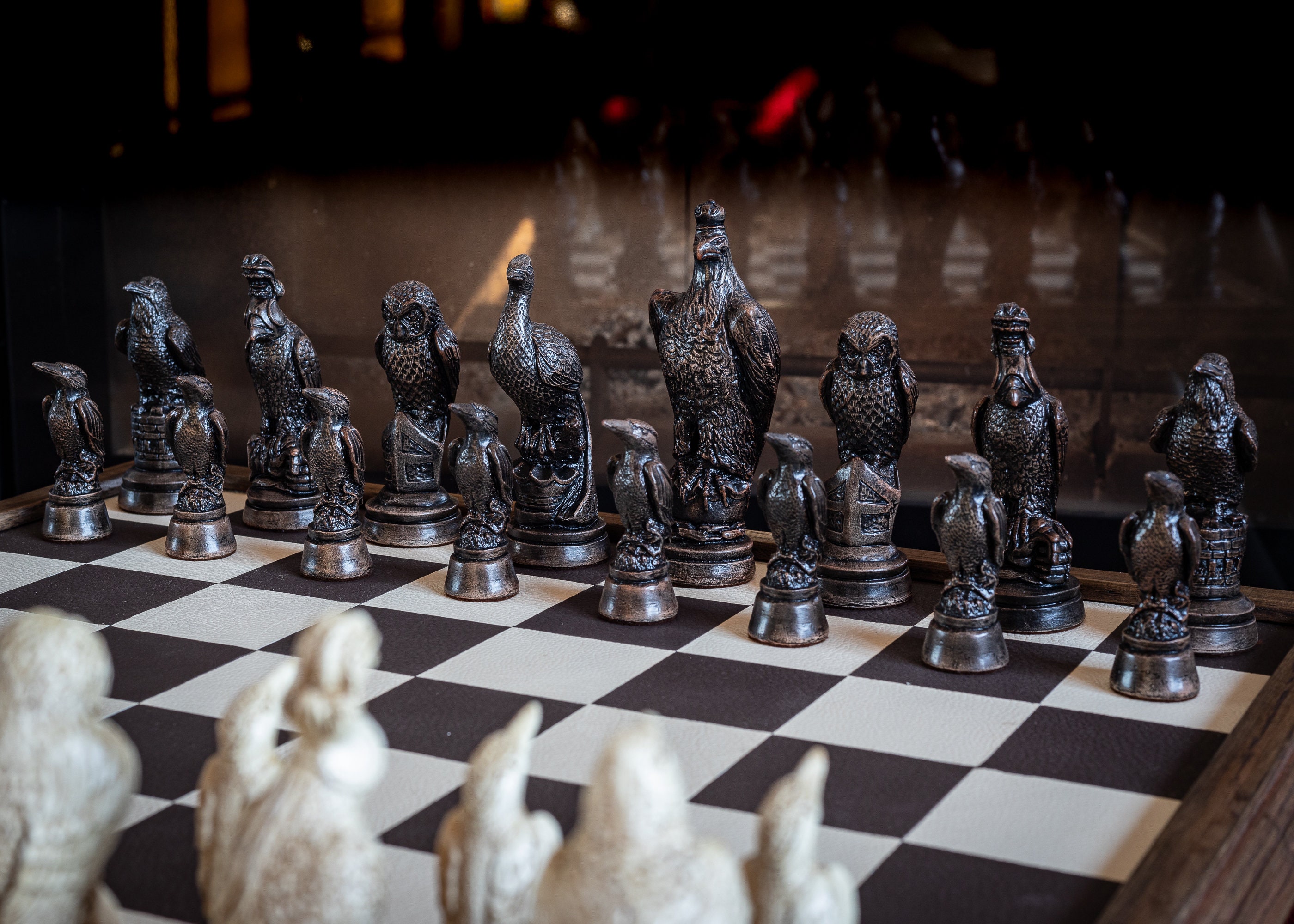 Made to Order – Chess Set, British Birds, Similar to Set in Blade ...