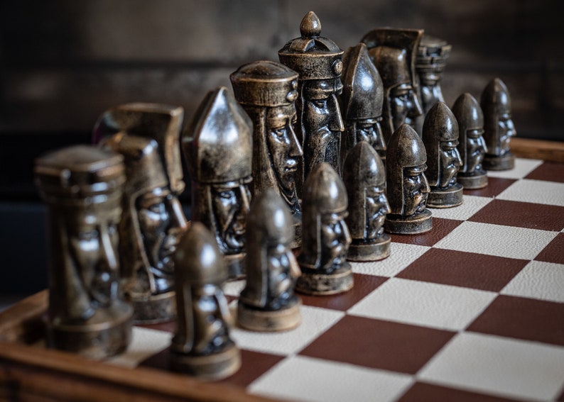 Made to Order Chess Set Gothic Heads Similar to One Used - Etsy