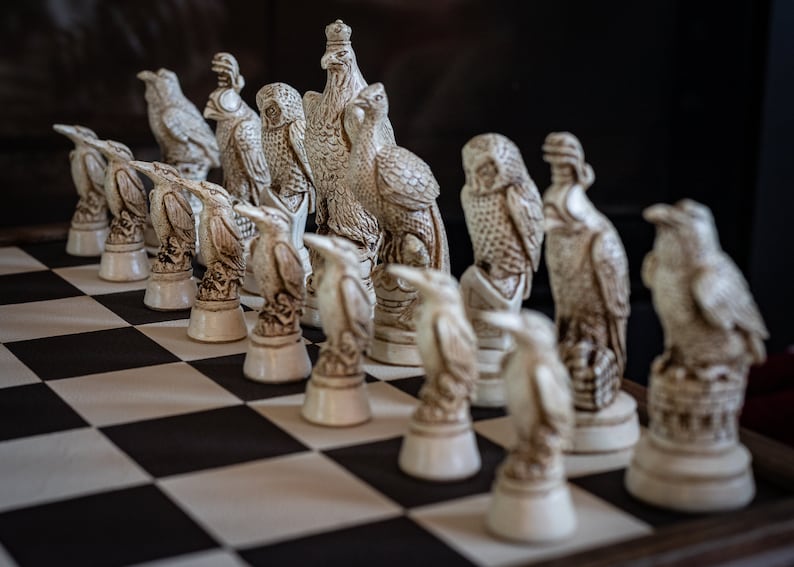 Made to Order Chess Set British Birds Similar to the Set - Etsy