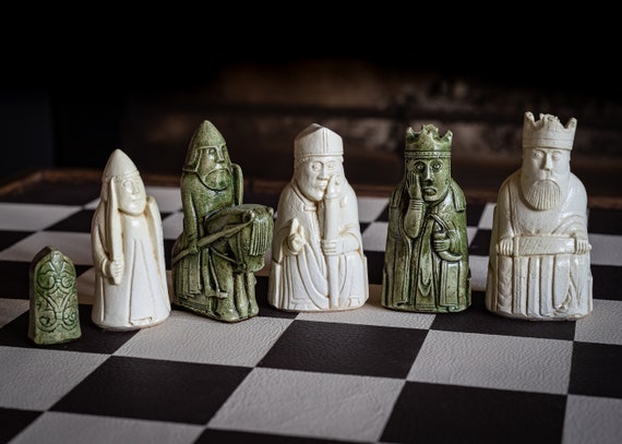 Made to Order Chess Set Lewis No.1 Design in a Stone and - Etsy