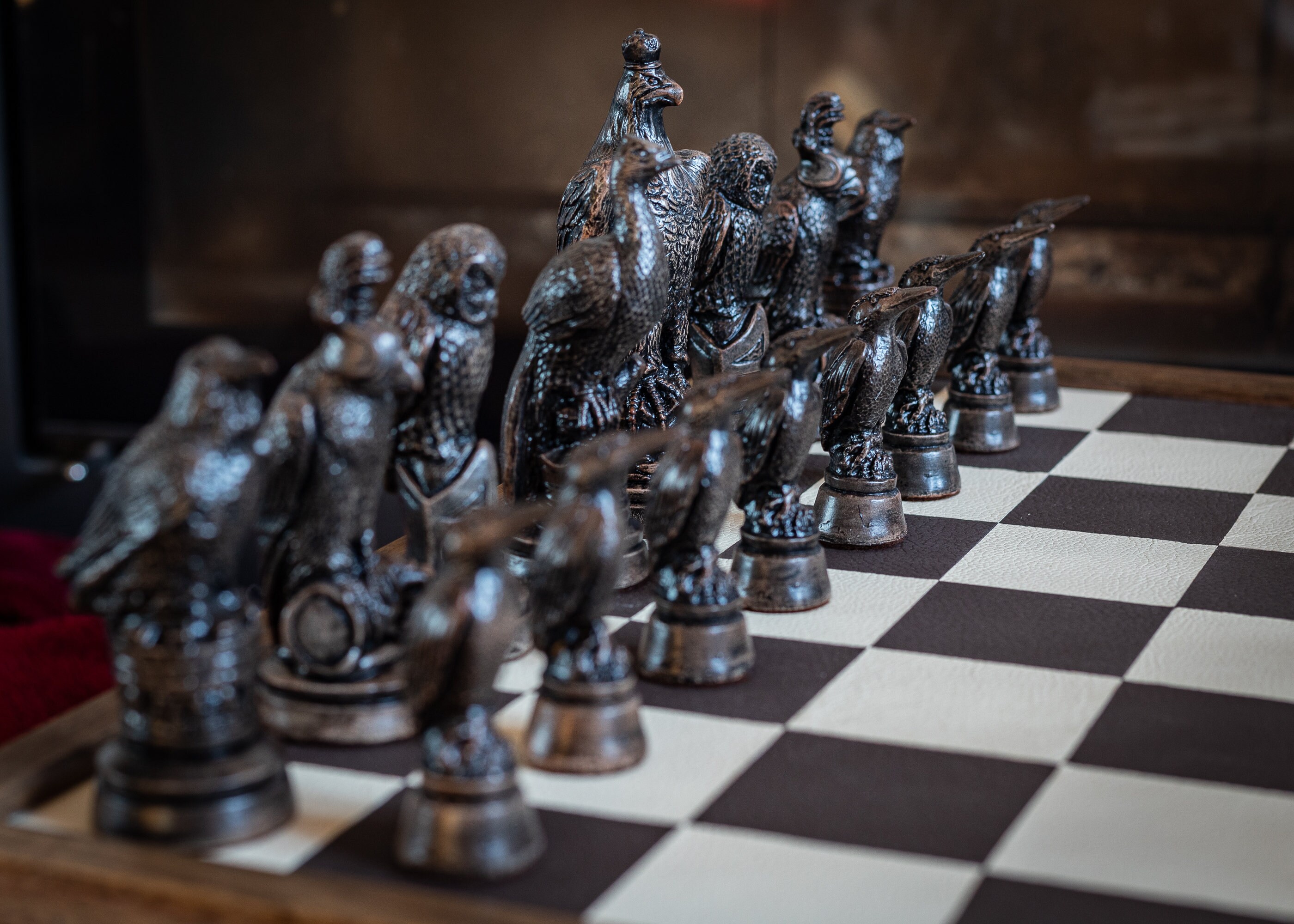 Made to Order – Chess Set, British Birds, Similar to Set in Blade ...