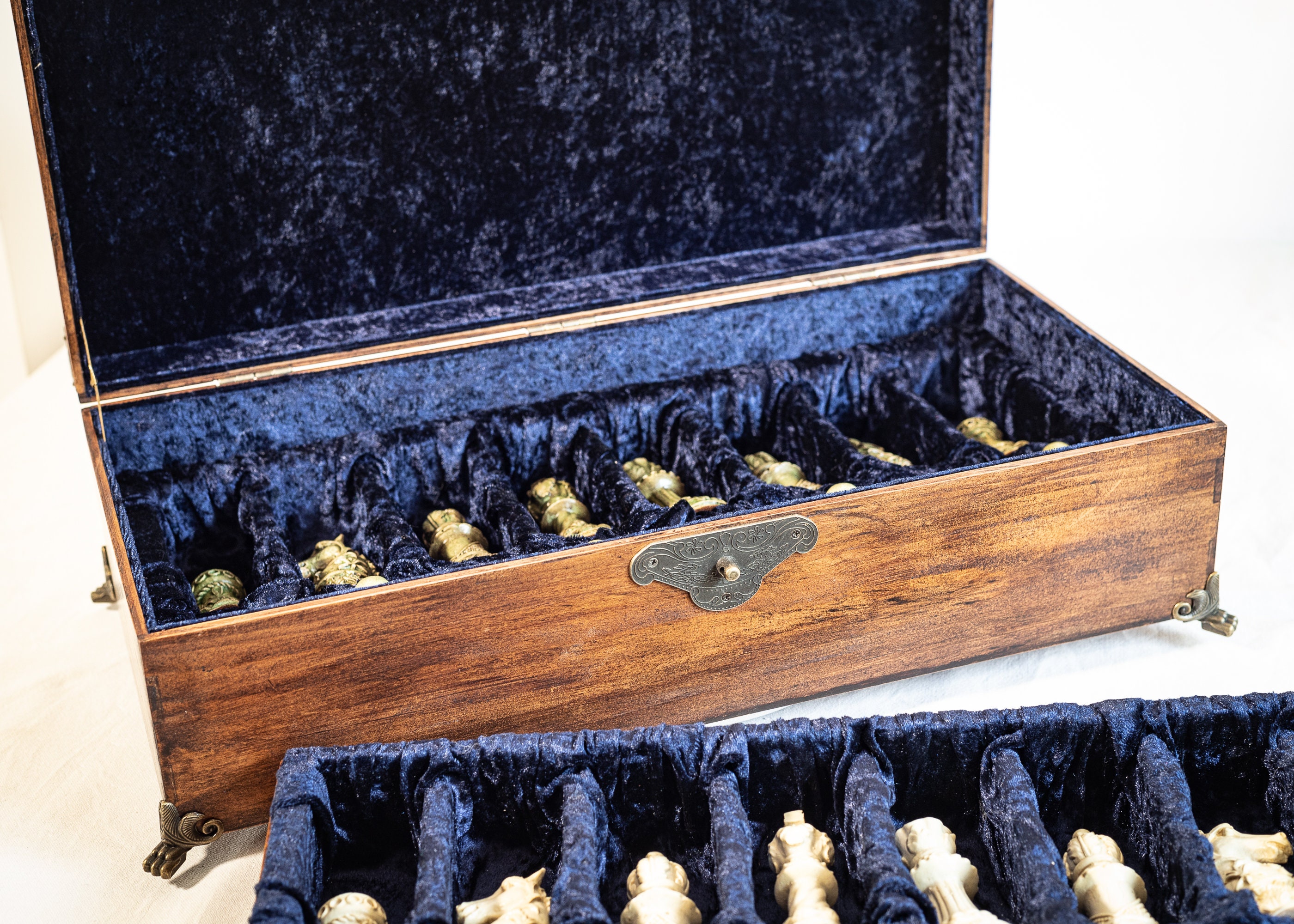 Made to Order Antique Effect Chess Set Storage Box. - Etsy UK
