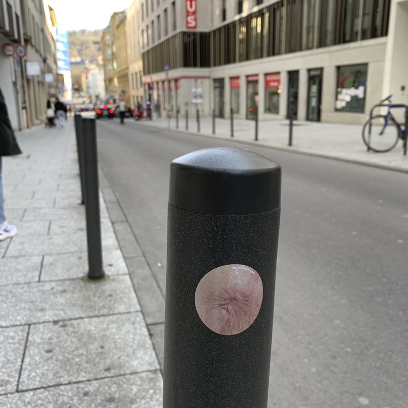 Anusticker 250 Sticker squidgy Lustige Arschloch - Etsy