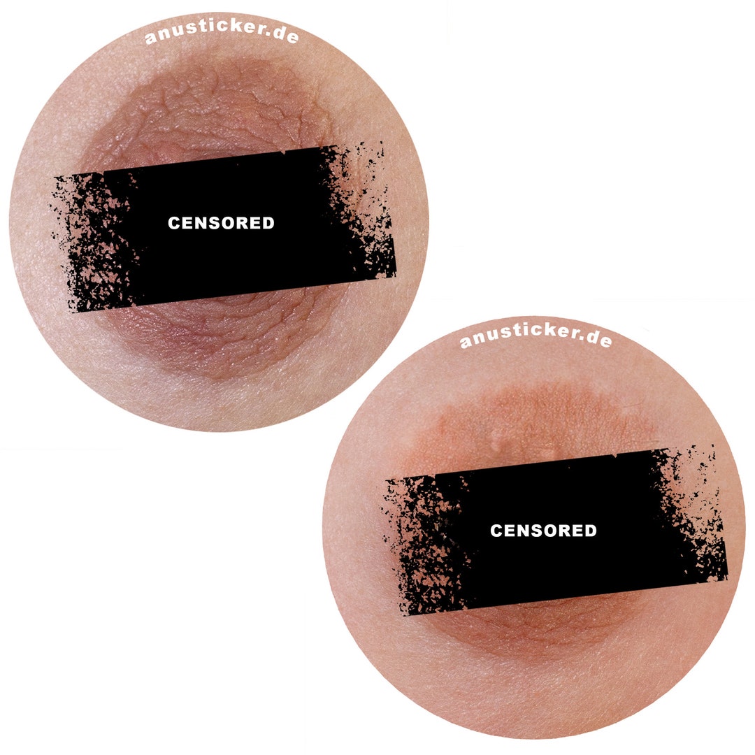 Nipple Sticker 250 Sticker white & Piercing Lustige Nippel Aufkleber ...