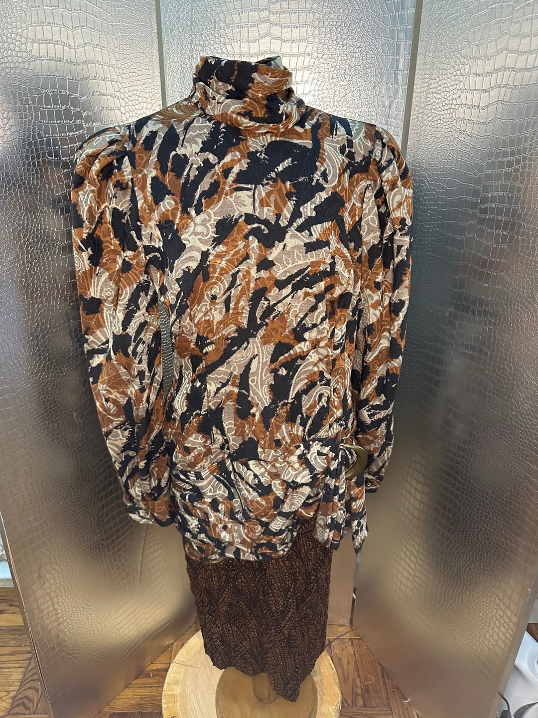 Rare Vintage Mignon Anne-marie Gabalis Fall Leaf and Floral Pattern ...