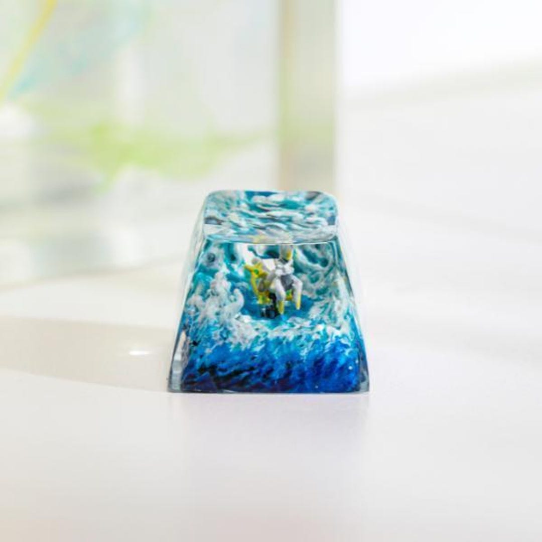 Arceus Pokemon Artisan Keycap, Custom Resin Keycap for Mechanical ...