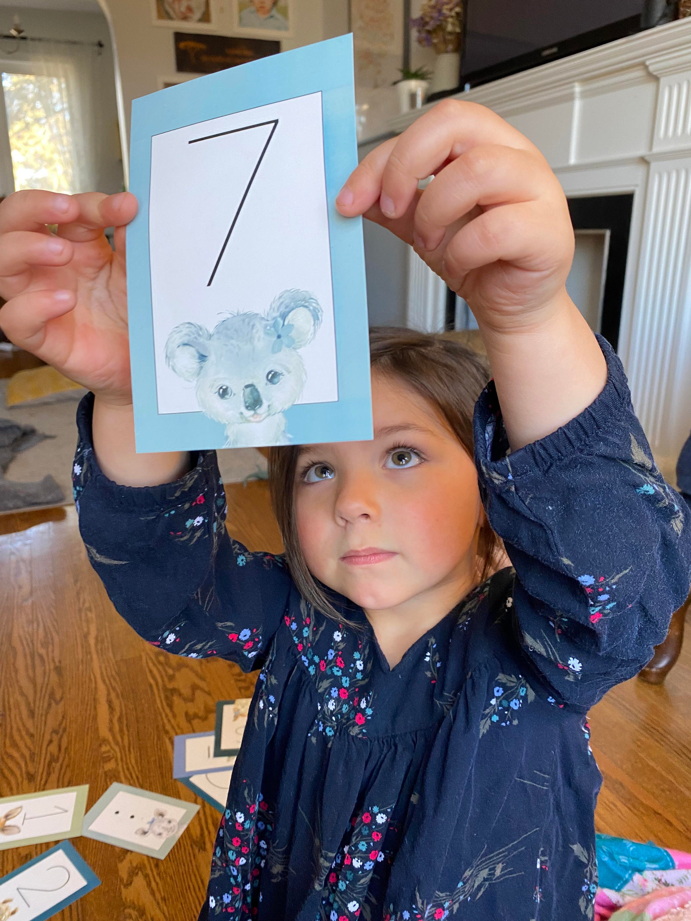 Waterproof NUMBERS FLASHCARDS SET Unrippable Cards - Etsy