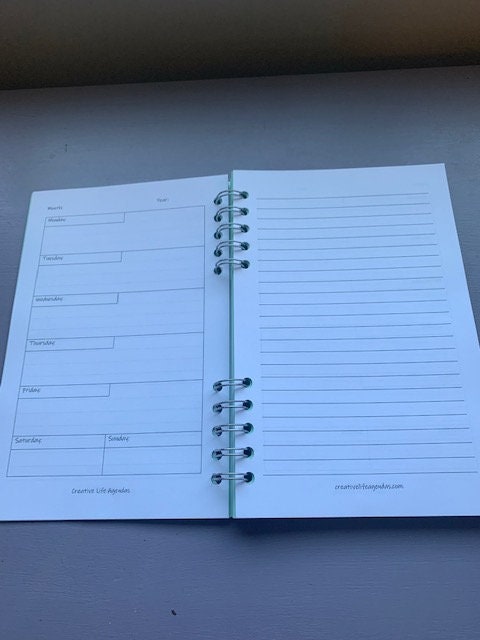 Fragrant Thoughts Left-handed Planner - Etsy