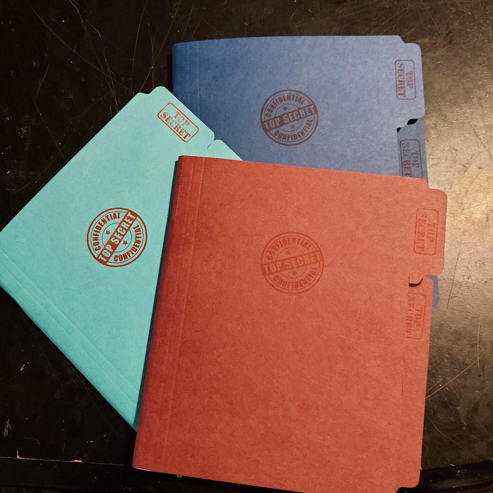 Top Secret Folder Notebooks: Set of Three - Etsy