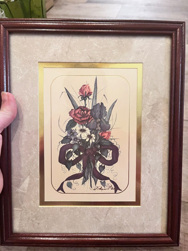Granny Chic A. Renee Dollars Heartfelt Collection Floral Art - Etsy