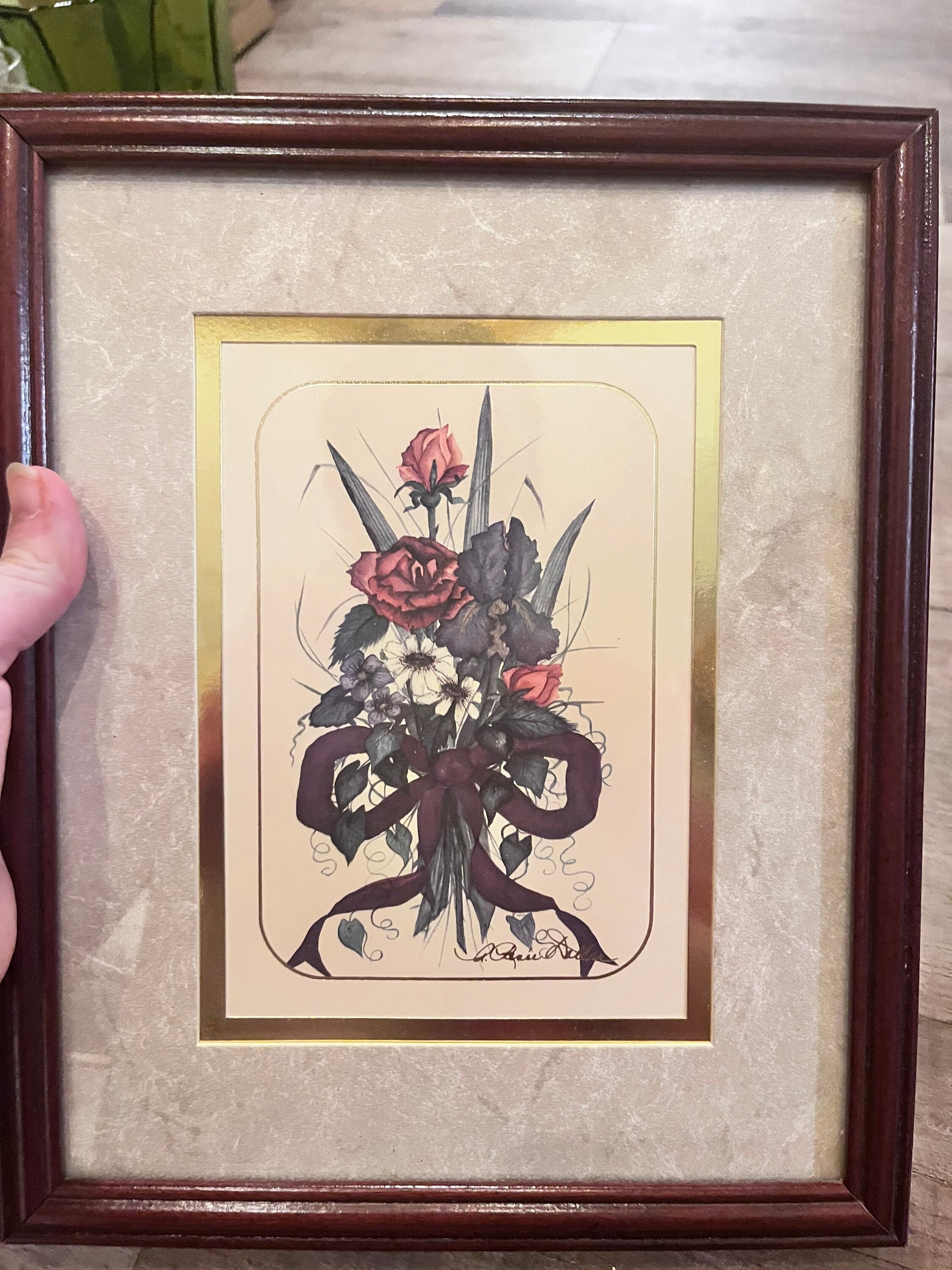 Granny Chic A. Renee Dollars Heartfelt Collection Floral Art - Etsy