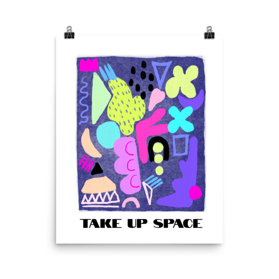 POSTER PRINT Take up Space Motivational Quote Feminist - Etsy