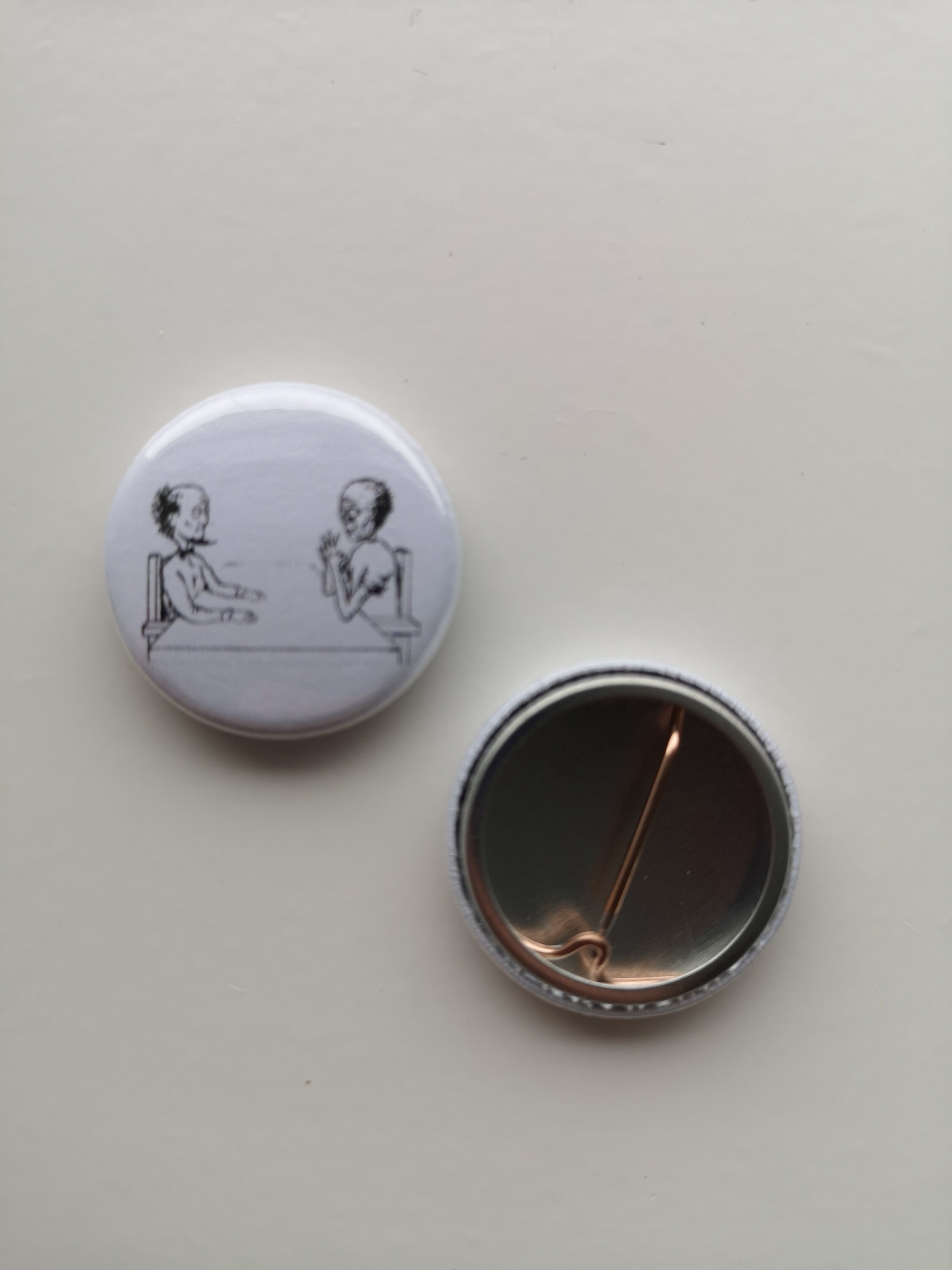 Big Train Staring Contest Button Badge - Etsy