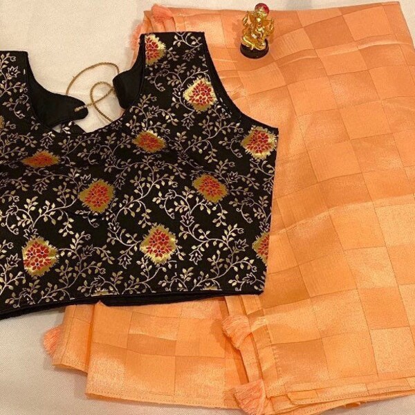 Cutwork Silk Blouse - Etsy