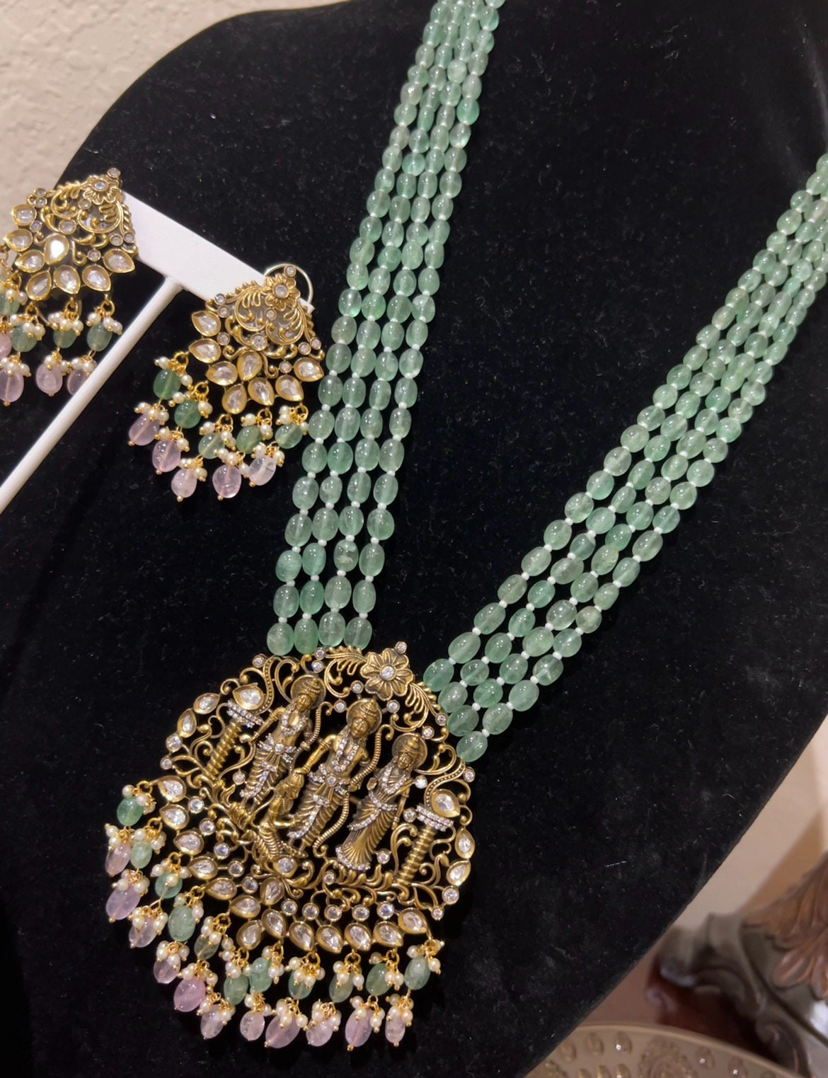 Premium High Quality Grand Looking Victorian Ram Parivar Long Mala With ...