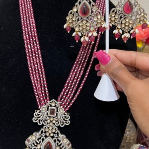 Premium High Quality Grand Looking Victorian Long Mala With and With ...
