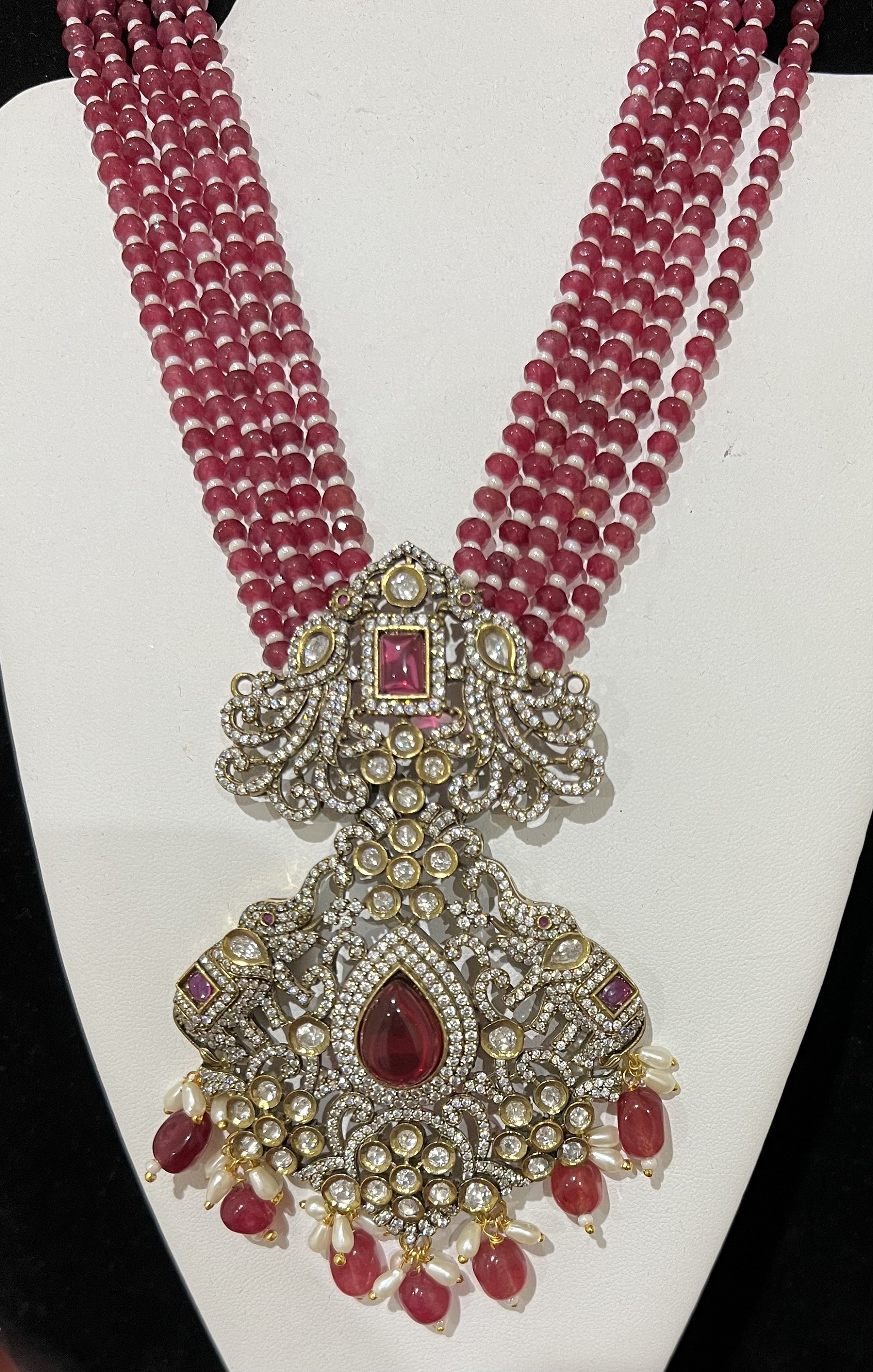 Premium High Quality Grand Looking Victorian Long Mala With and With ...