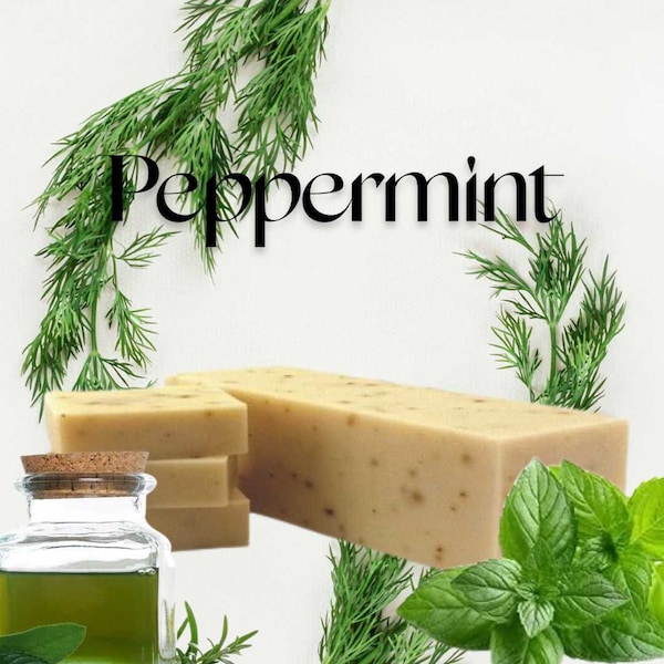 Peppermint Soap - Etsy