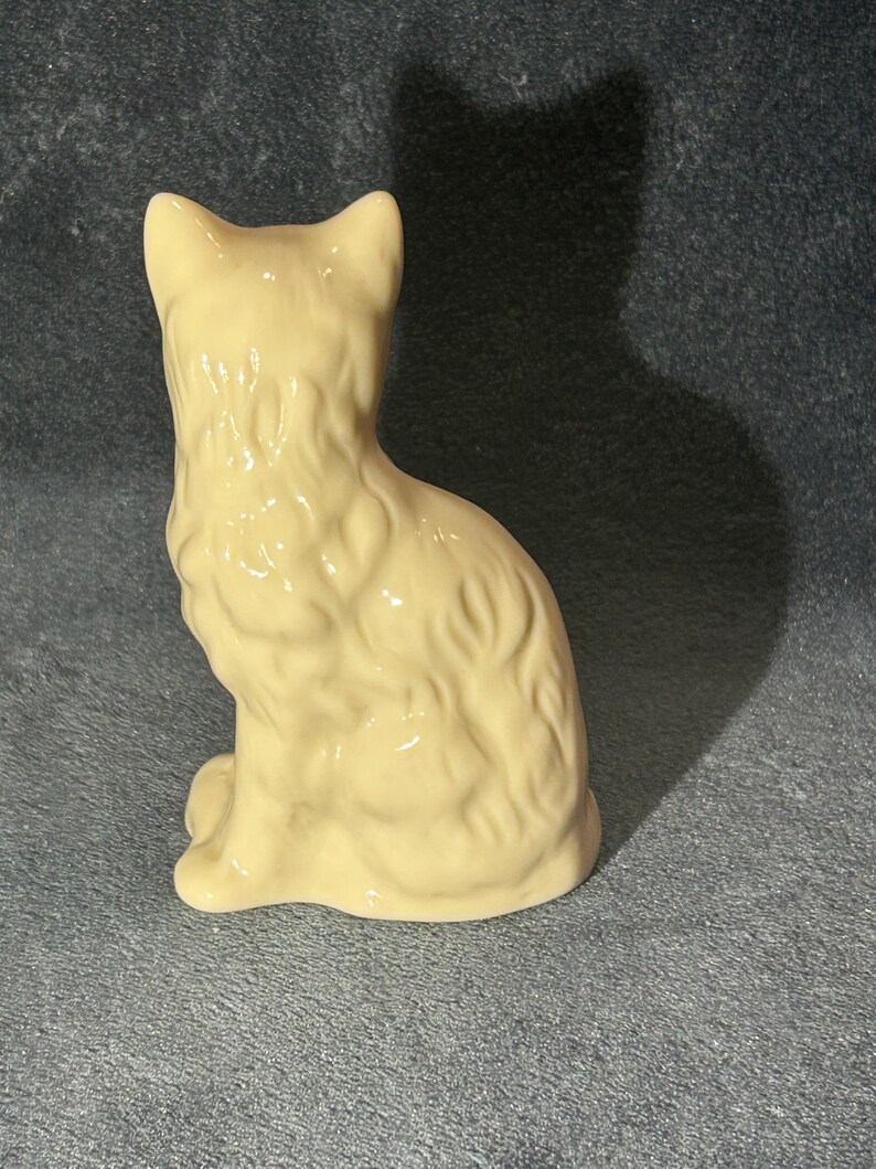 Belleek Porcelain Cat - Etsy