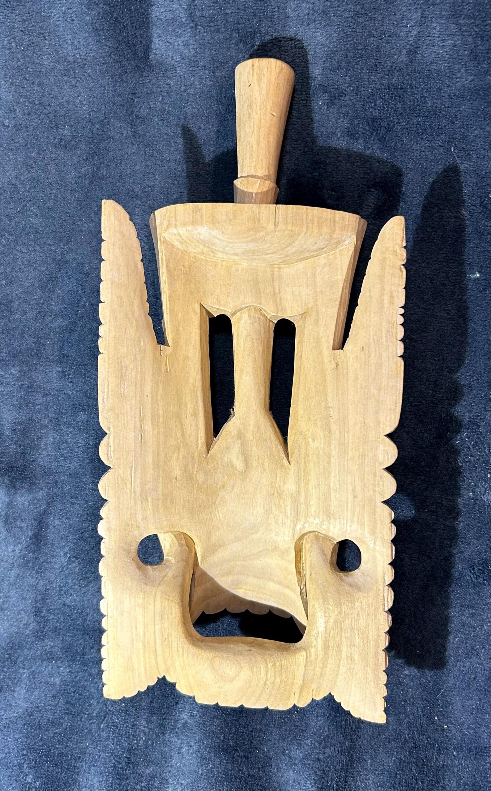 Wooden Asian Folk Art Mask - Etsy