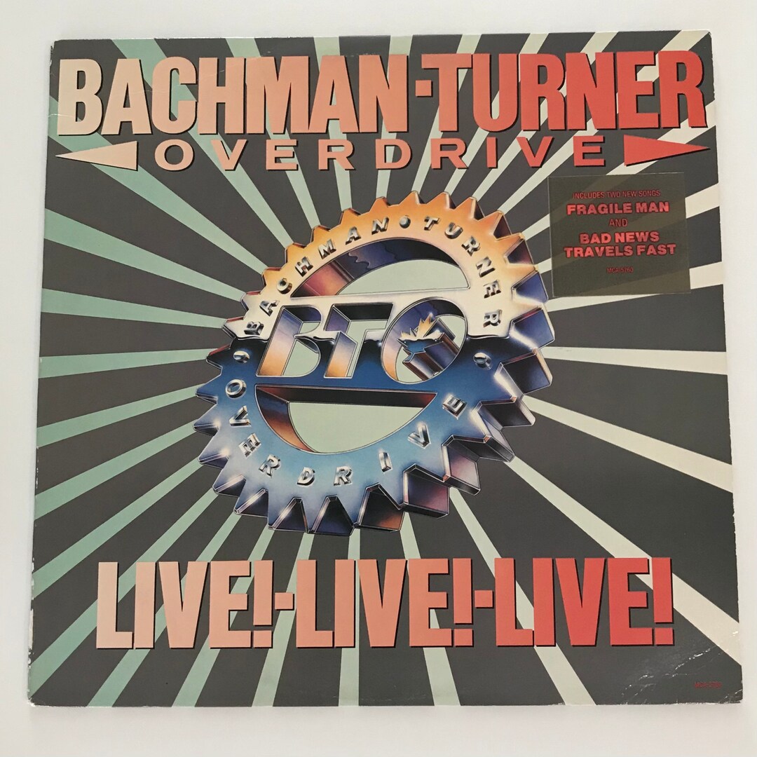 BTO Bachman-turner Overdrive: Live!-live!-live! - Etsy