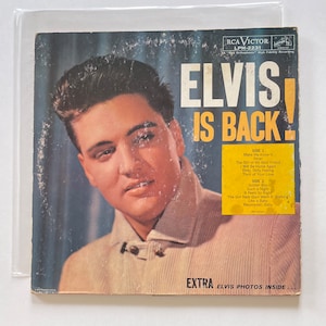 Elvis Presley: Elvis is Back! - Etsy