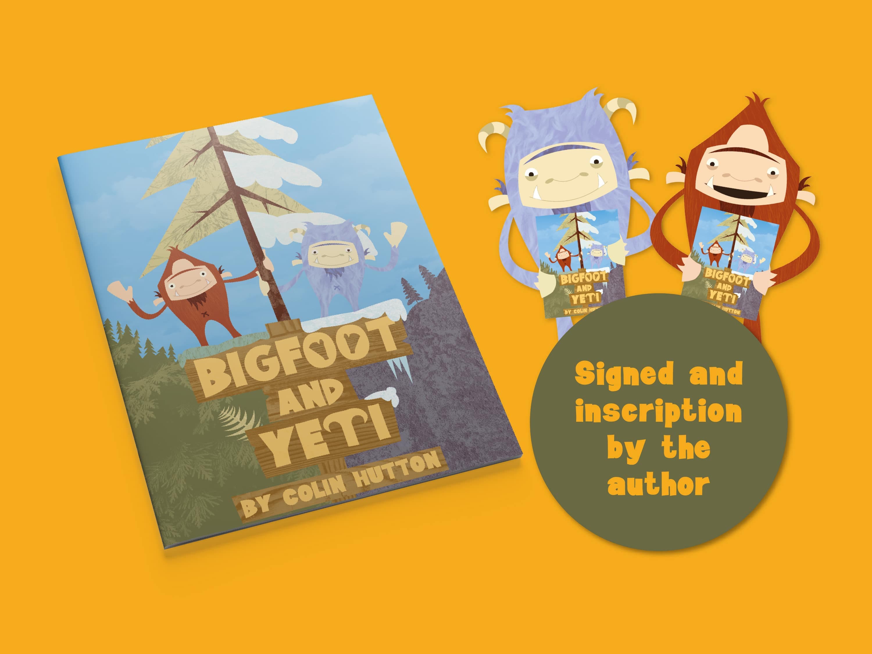 Bigfoot and Yeti Children's Picture Book Funny Mythical Monster ...