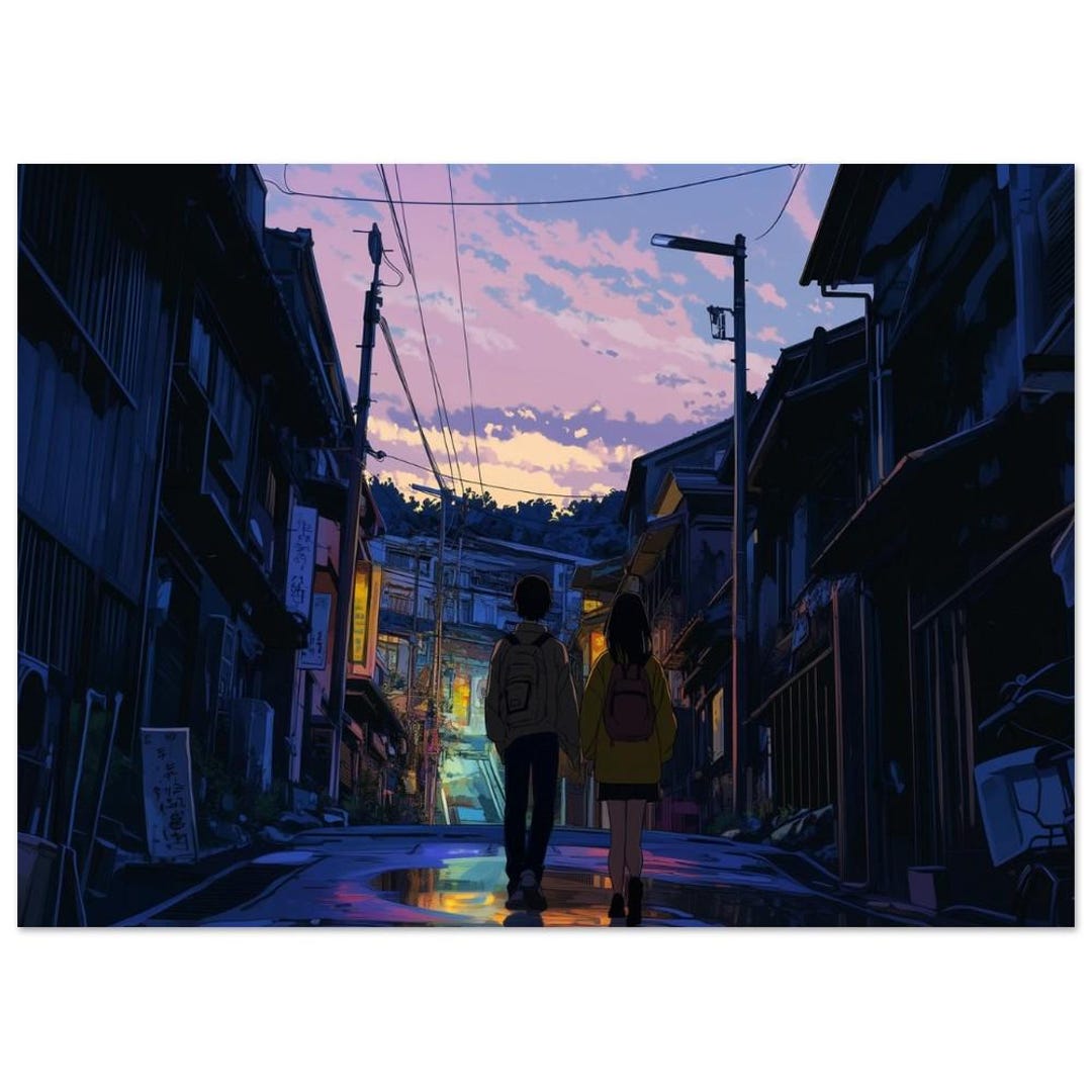 Look Back, Anime Art, Nature Art, Wall Art, Look Back, Japan, Street ...