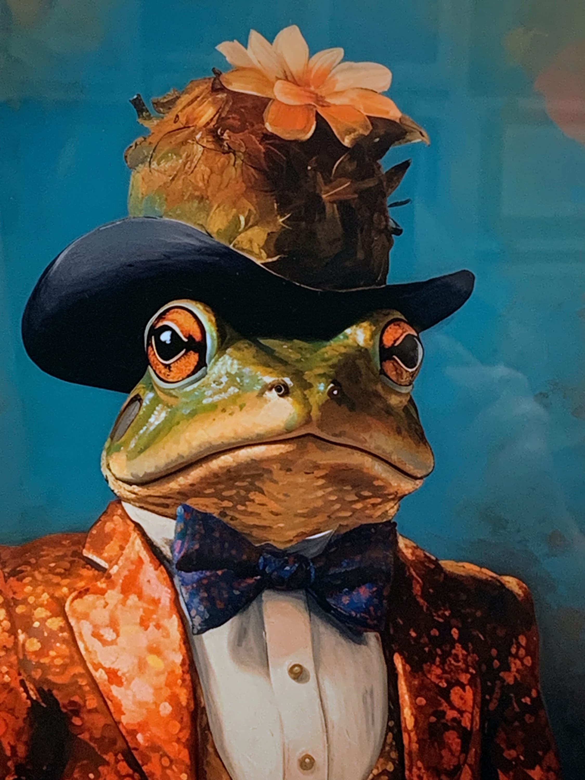 Toad, Toad Art, Toad Print, Toad Portrait Poster, Renaissance Toad Oil ...