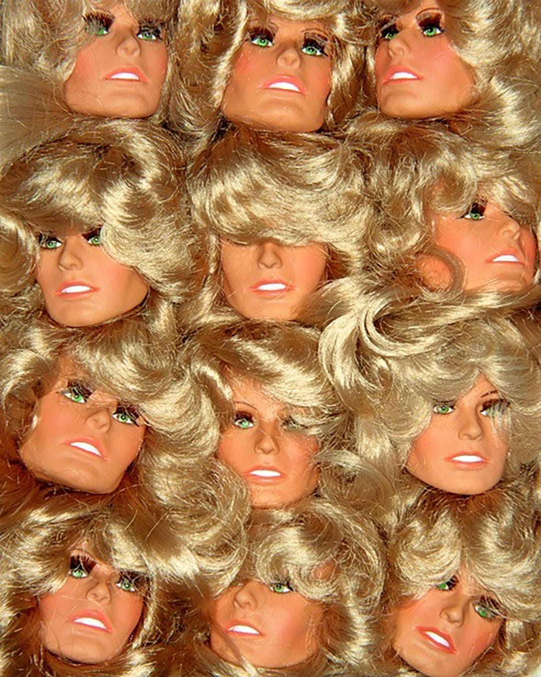 The Many Moods of Farrah, Farrah Fawcett, 1970's, Wall Art, Digital Art, Dolls, Quirky Home ...