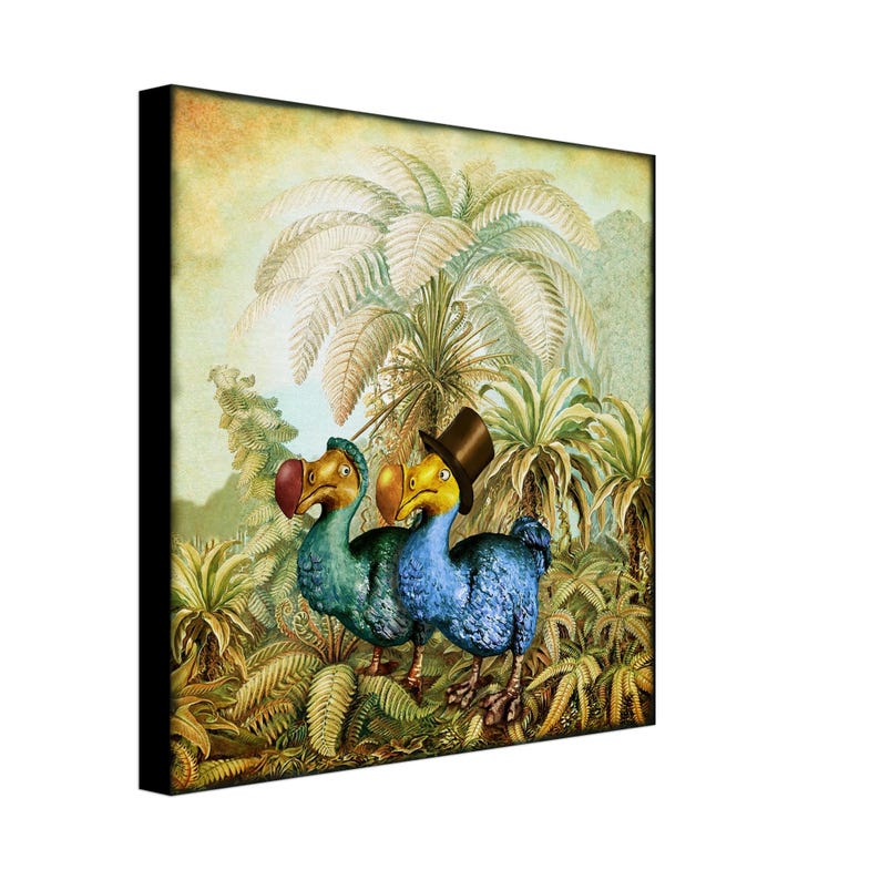 Dodo Bird Painting Print Alice in Wonderland Gift Funny Bird Home Décor ...