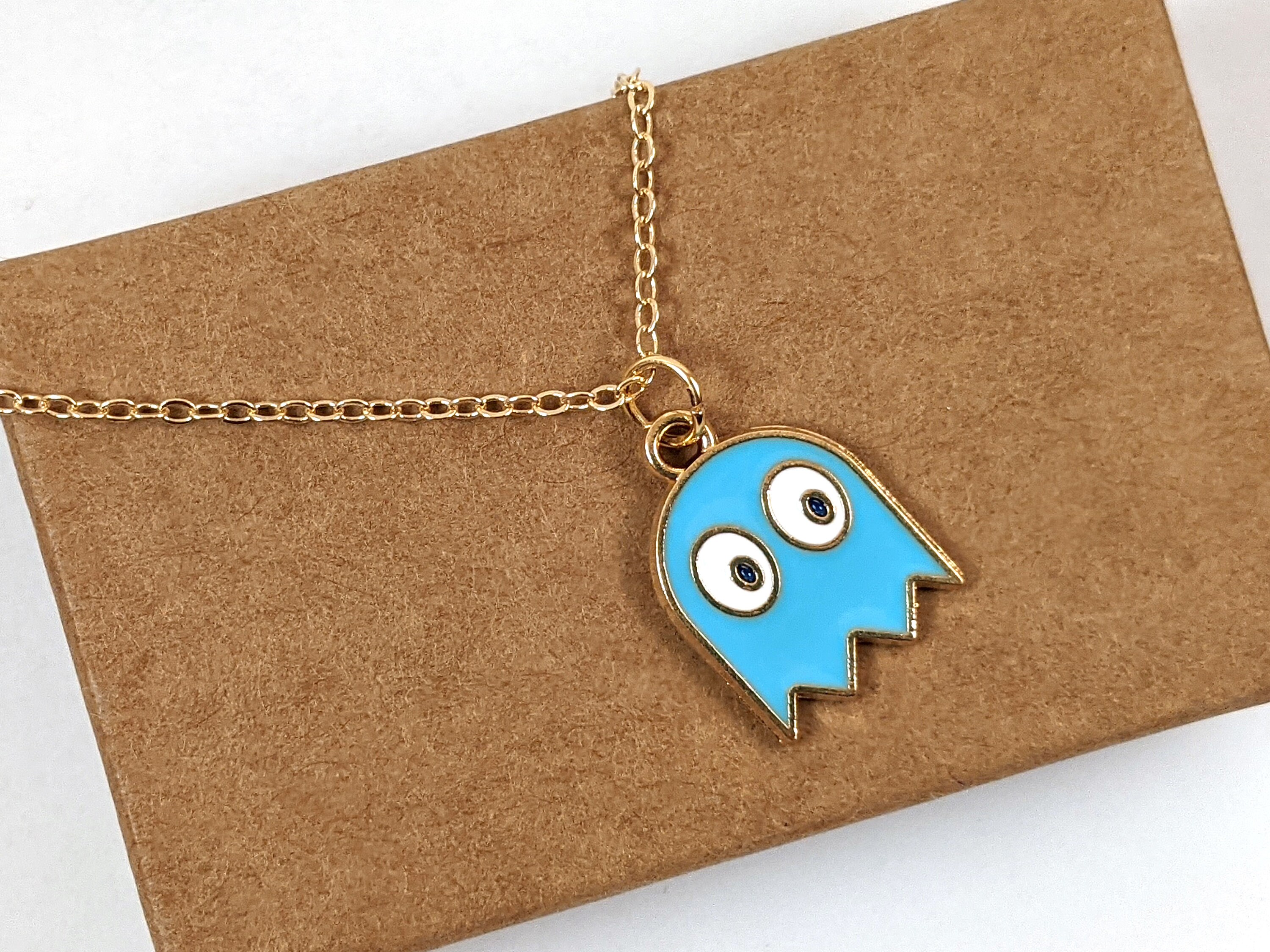 Trendy Pacman Pac-man Ghost Charm Necklace - Etsy